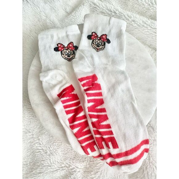 Disney | Accessories | Redand White Minnie Mouse Socks | Poshmark